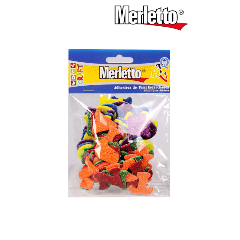 Foamy Letras Escarchadas Merletto 780-4637798 – Papelería Graffiti